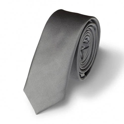 Gravata Tradicional Lisa Grafite